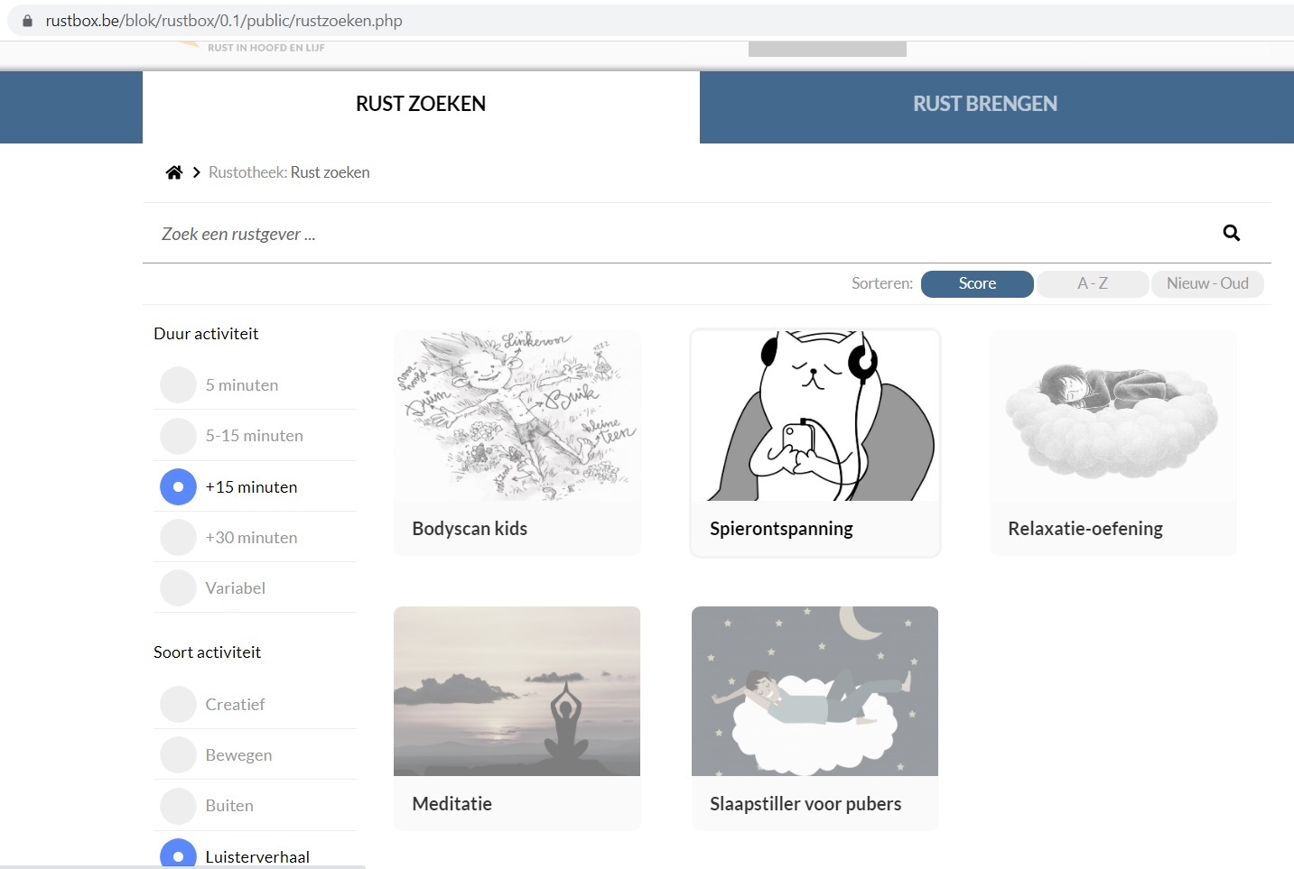 Rustbox · Onlinehulp-apps